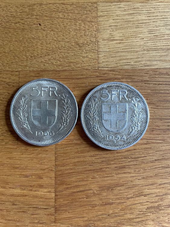2x 5 Franken Münze Franken (Gebraucht) in Frauenfeld für CHF 15 – mit Lieferung auf Ricardo kaufen