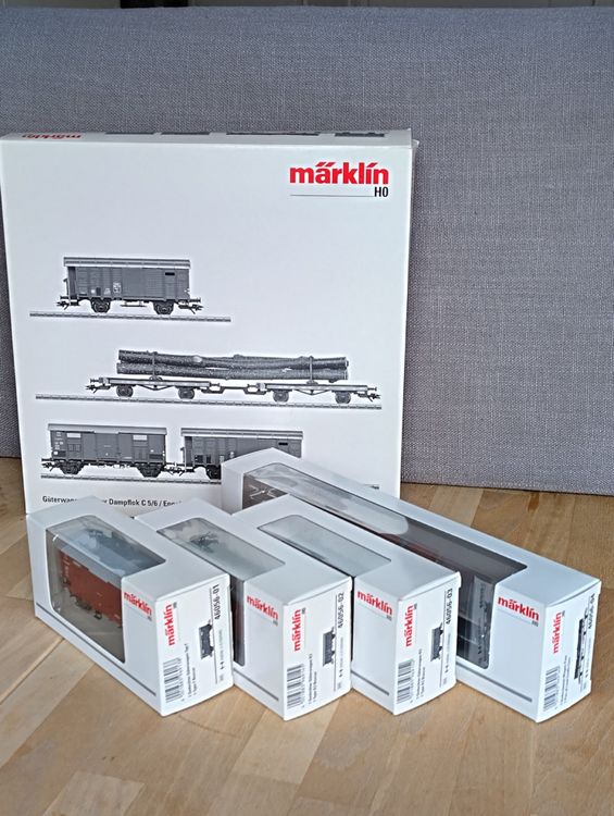 Märklin Güterwagen-Set 46056 zur Dampflok C 5/6 "Elefant" (Neu (gemäss ...