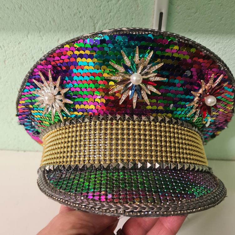 Kappe mit Pailletten | Kaufen auf Ricardo