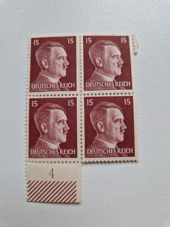 Adolf Hitler Viererblock Deutsches Reich postfrisch ** (Neu (gemäss ...