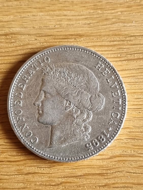 5 Franken 1895 Frauenkopf - RAR! (Gebraucht) in Mels für CHF 480 – mit Lieferung auf Ricardo kaufen