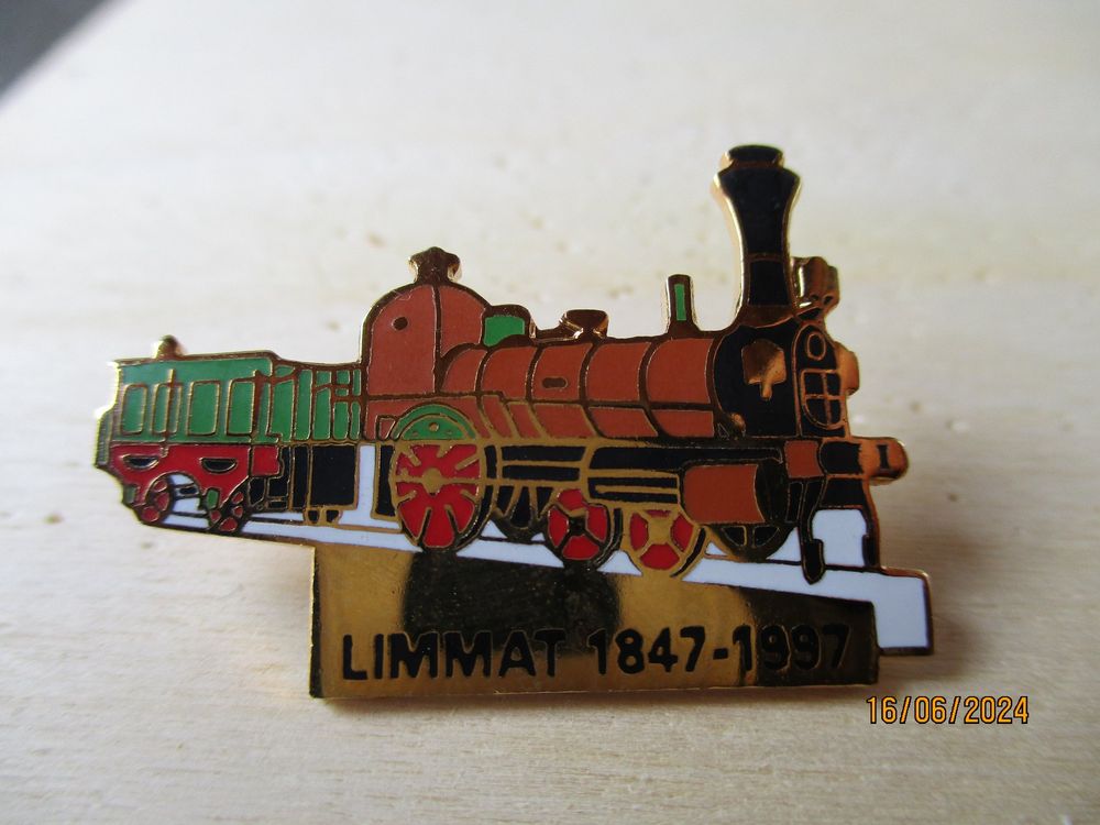 Lok Lokomotive Dampflok Limmat 1847 - 1997 Pin | Kaufen auf Ricardo