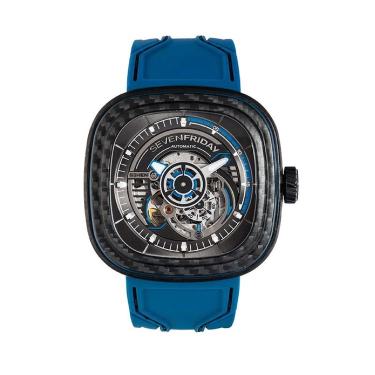 SEVEN FRIDAY SEVENFRIDAY SF-S3/02 "CARBON EDITION" NFC Chip (Neu ...