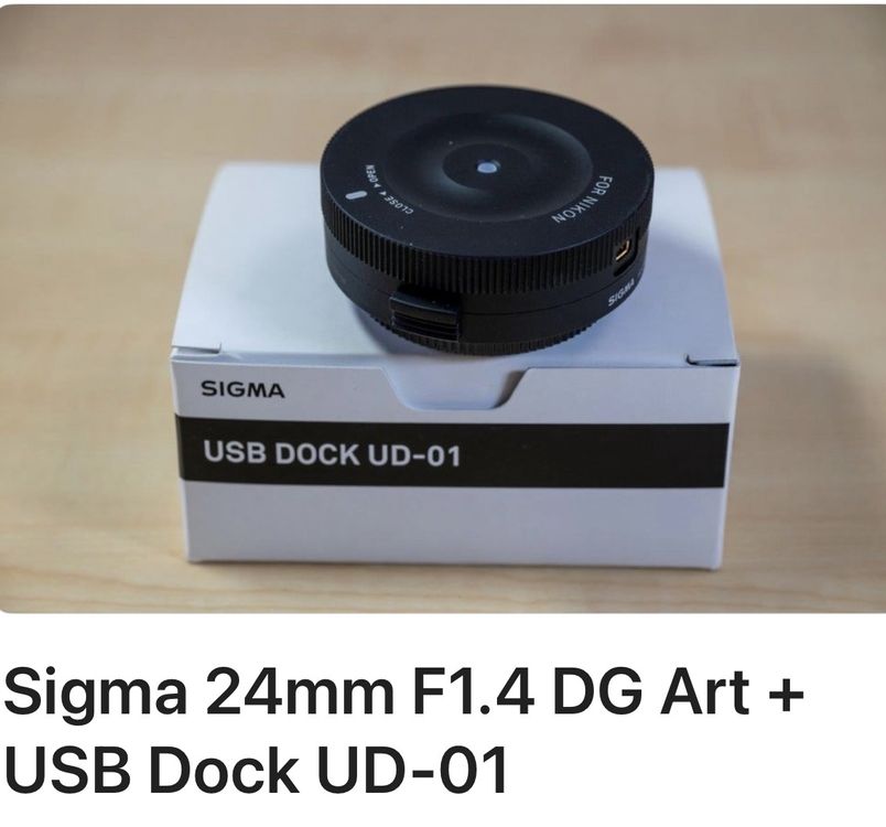 Sigma 24mm F1.4 DG Art + USB Dock UD-01 (Gebraucht) in Pfäffikon ZH für ...
