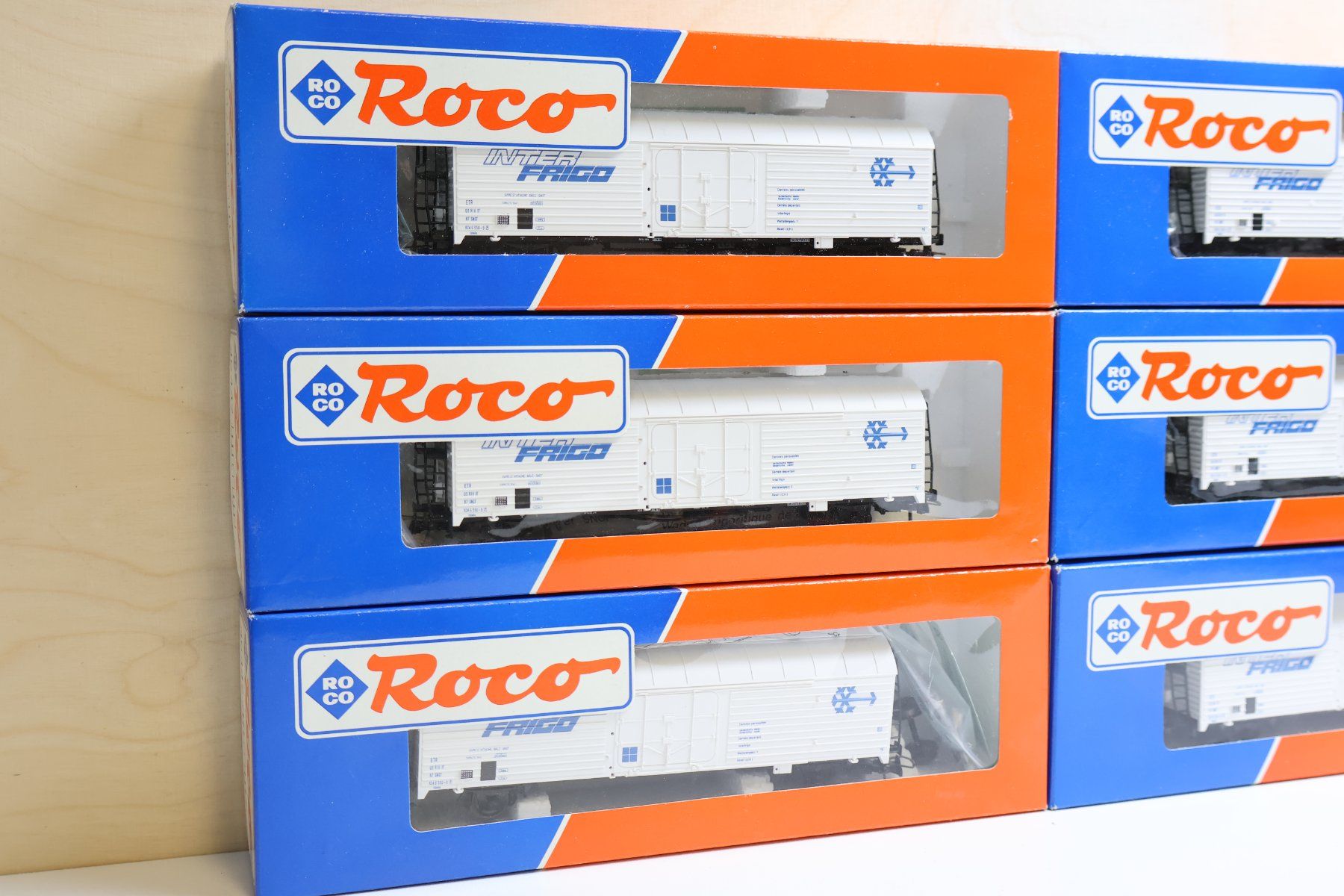 ROCO 6 x SNCF Güterwagen Frigo 46442 - H0 schöne Modelle (Gebraucht) in ...