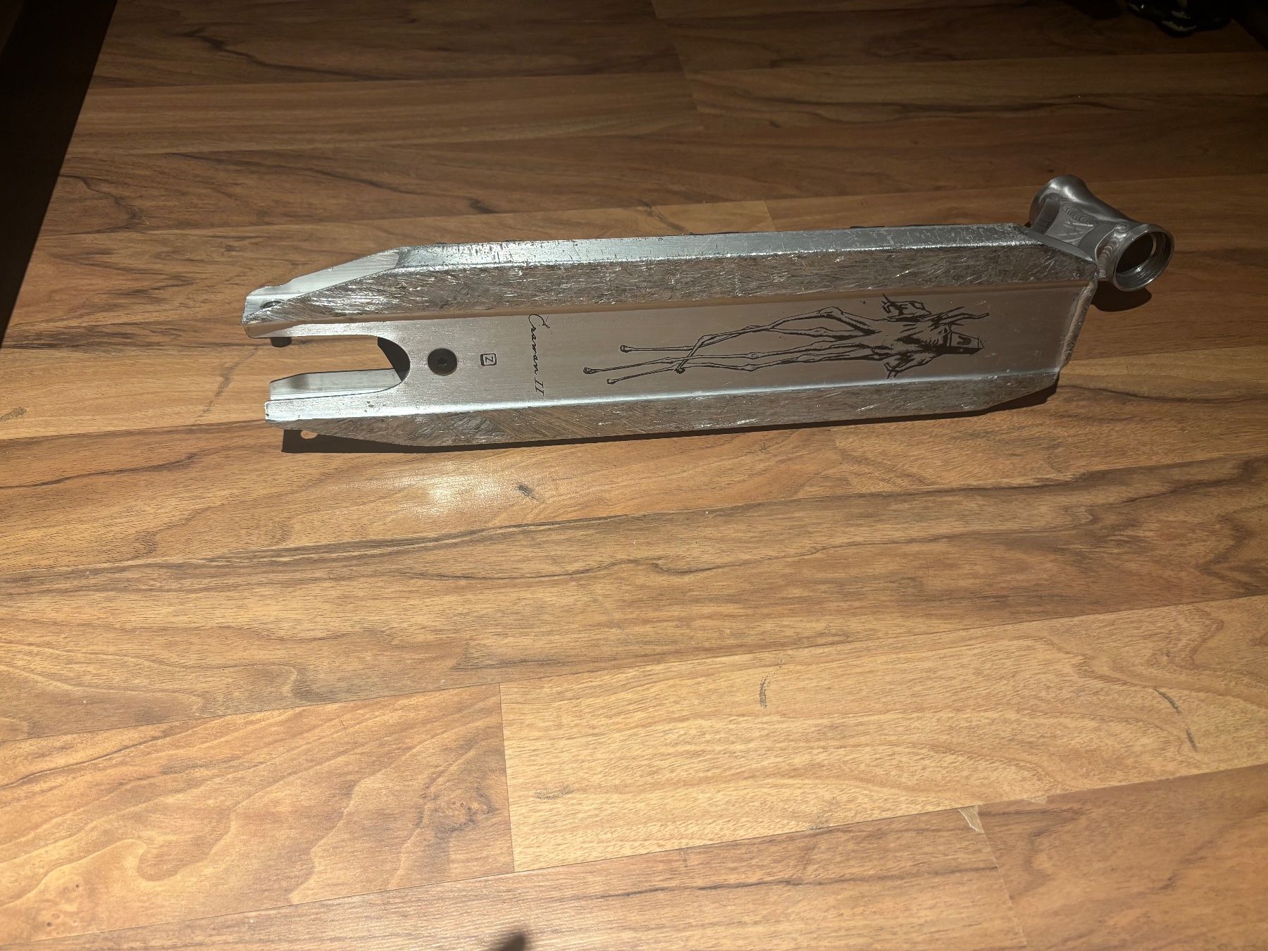 Erawan V2 Stunt Scooter Deck silber (Gebraucht) in Unterengstringen für ...