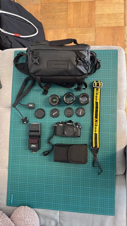 Nikon FE2 Analog Kamera Set inkl Objektive uvm. (Gebraucht) in Luzern ...
