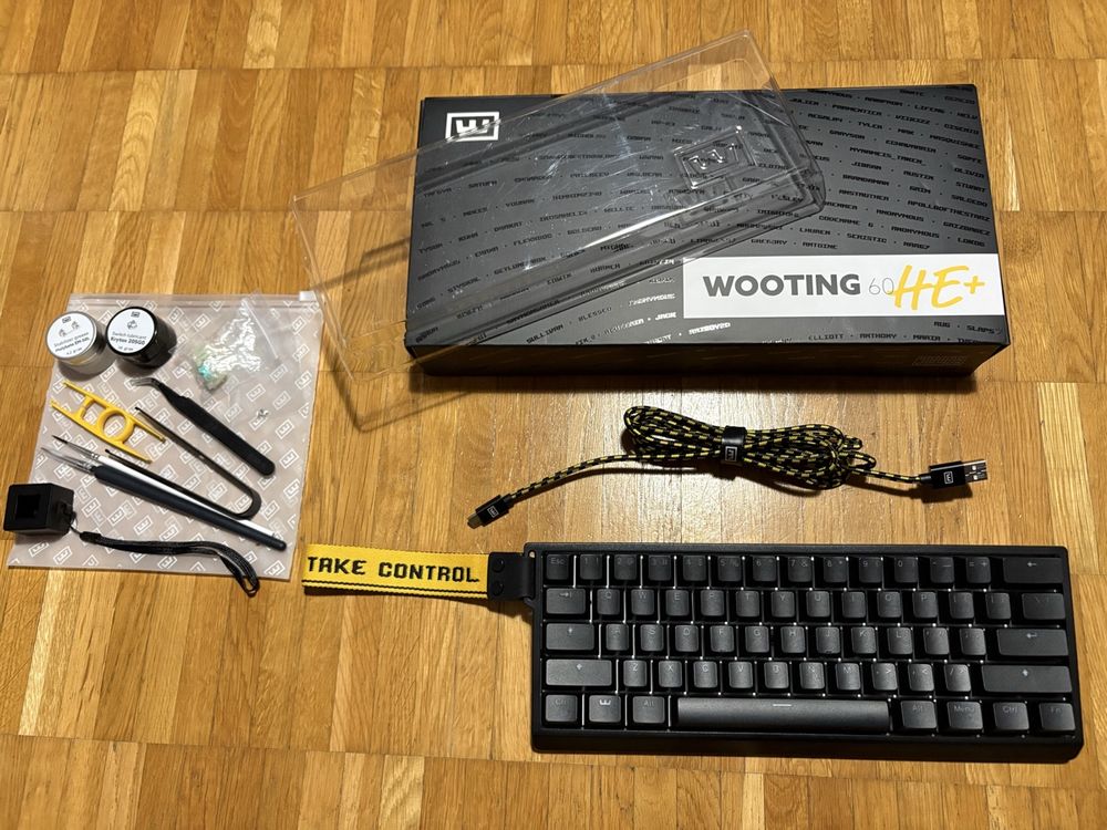 Wooting 60HE Gaming-Keyboard inkl. Lube-Set (Neu (gemäss Beschreibung ...