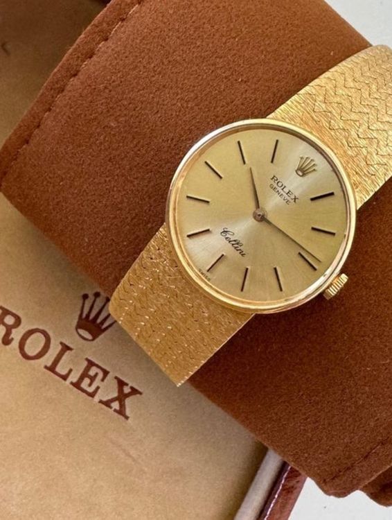 Rolex Cellini Damenuhr 18K Gold Vintage sehr guter Zustand | Kaufen auf Ricardo
