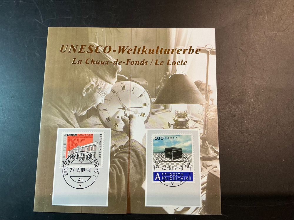 UNESCO Welterbe - La Chaux-de-Fonds Le Locle Briefmarken | Kaufen auf Ricardo