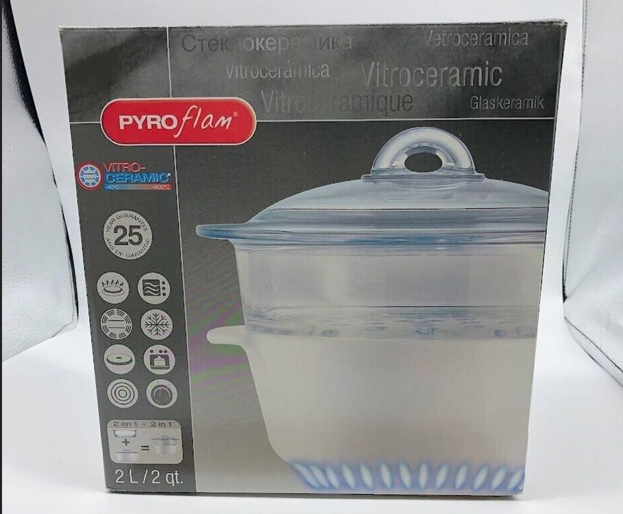 Pyroflam Dampfgar-Set 20cm 2L NEU UND ORIGINALVERPACKT (Neu und originalverpackt) in Gwatt (Thun ...