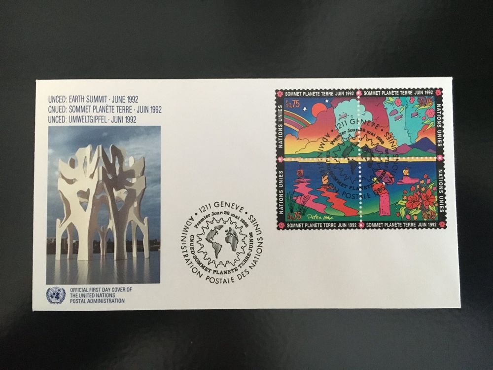 ONU UNO Genève / 1992 / Znr: 220-223 / FDC (Neu (gemäss Beschreibung ...