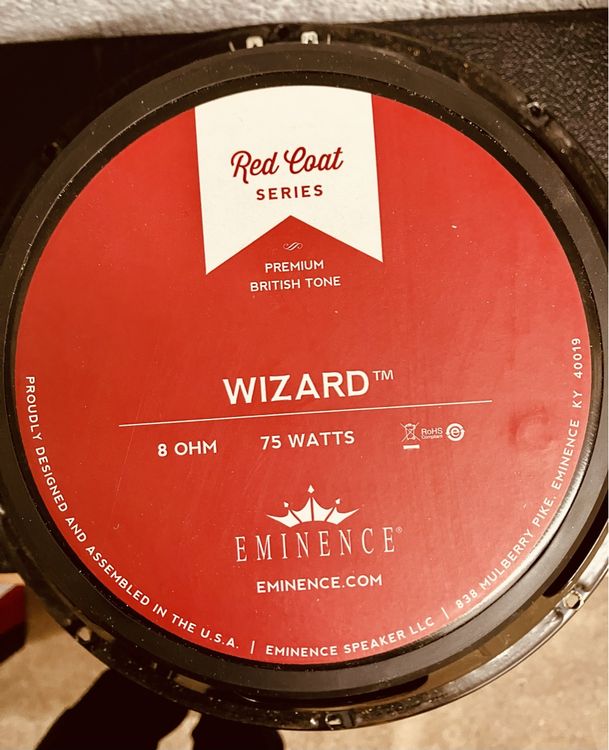 Eminence red coat wizard 12’ 8 Ohms (Gebraucht) in la chaux-de-fonds ...