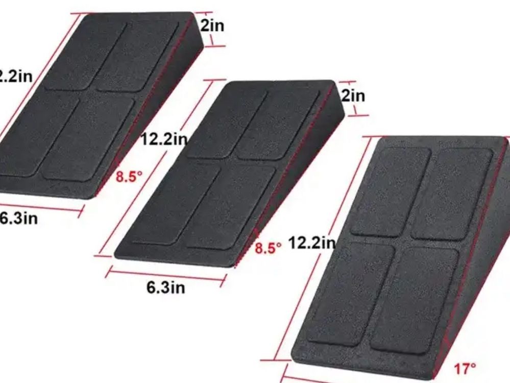 Set Yoga 🧘 Bricks Squat Wedge Blocks Slant Board Adjustable (Neu und ...