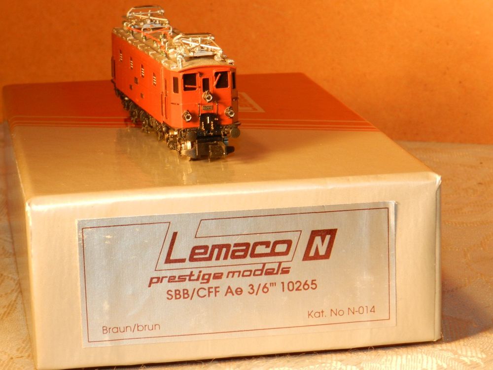 Lemaco Spur N E-Lok Ae 3/6 III Braun (Neu (gemäss Beschreibung)) in Jona für CHF 503 – mit ...