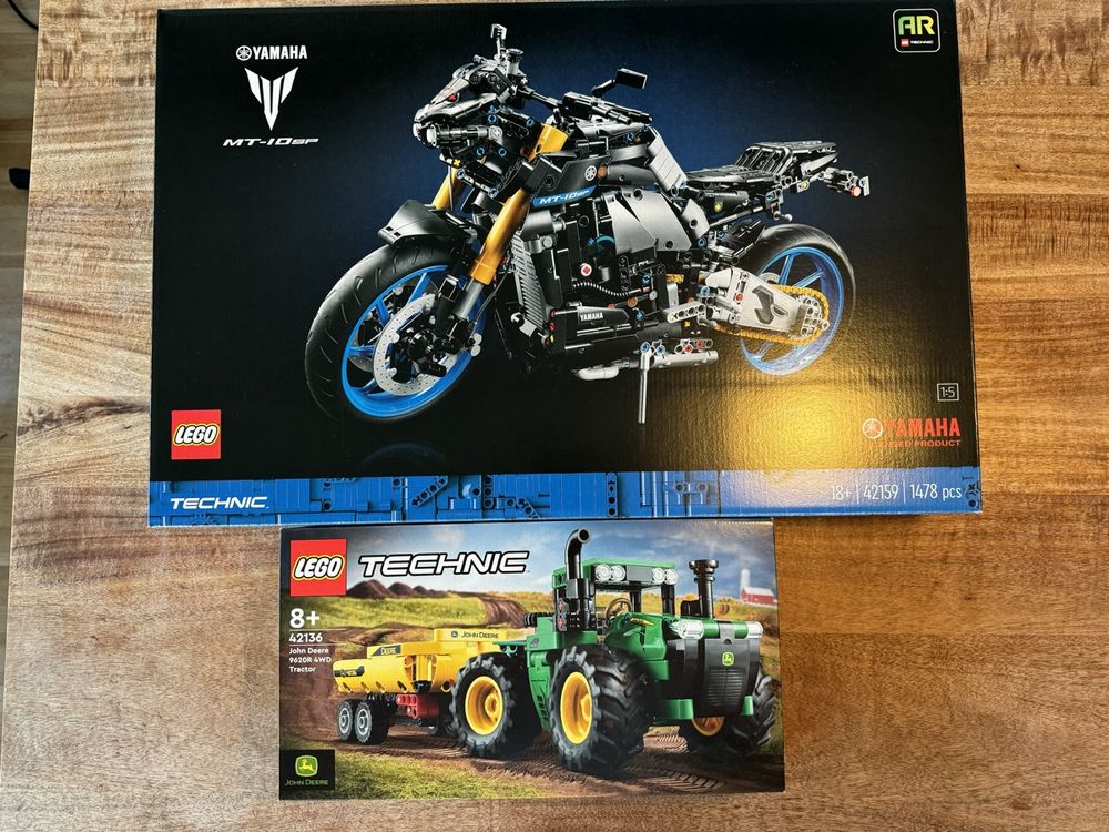 NEU: Lego technic Yamaha 42159 & John Deere 42136 (Neu und ...