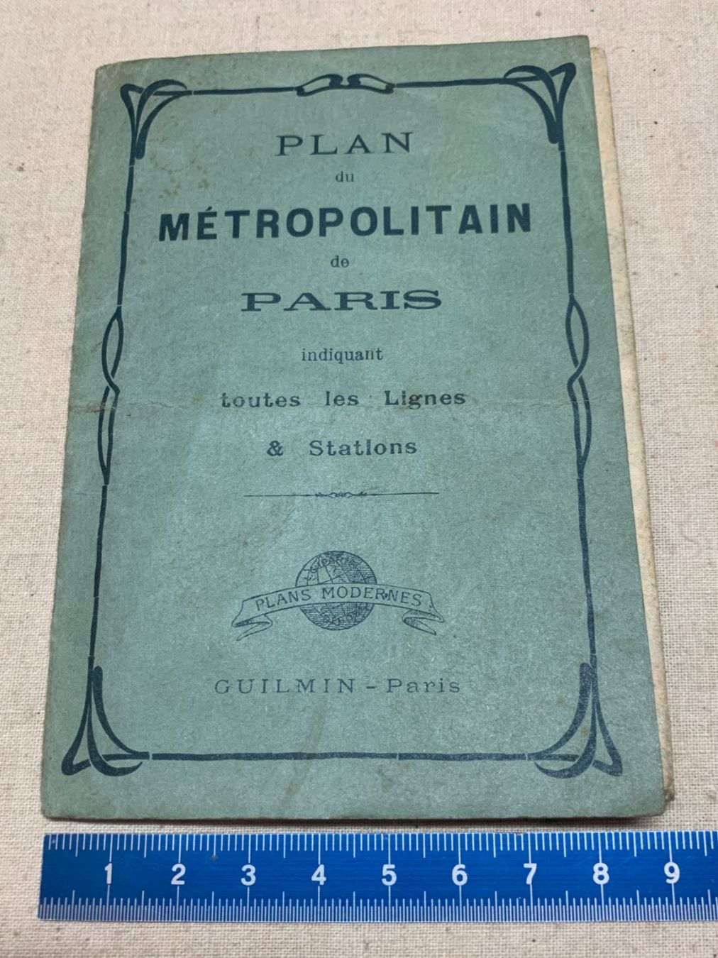 Paris - "Plan du Métropolitain de Paris" (Usato) a Sorengo per CHF 8 ...