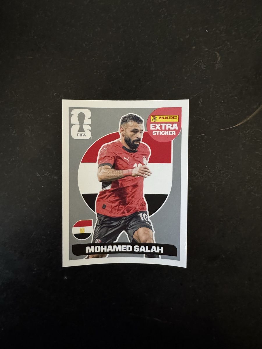FIFA Panini extra Sticker 2026 Silver Mohamed Salah (Neuf (Voir ...