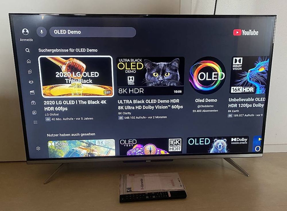 43" UHD HDR 4K Android Smart-Fernseher TCL 43P725 (Gebraucht) in ...
