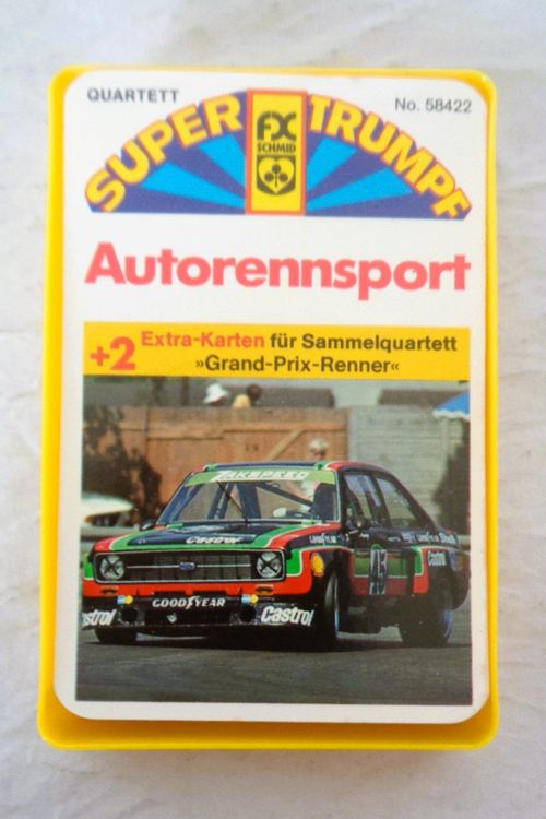 Auto Quartett - Autorennsport / 32 Karten + 3 mit Katalog (Gebraucht ...