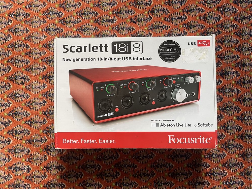 Focusrite Scarlett 18i8 USB Audio Interface (2. Gen.)! (Gebraucht) in ...