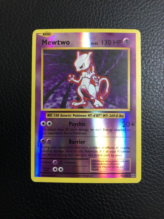 Evolutions Mewtwo reverse rare 51/108 NM Ab 1 (Gebraucht) in Paradiso ...