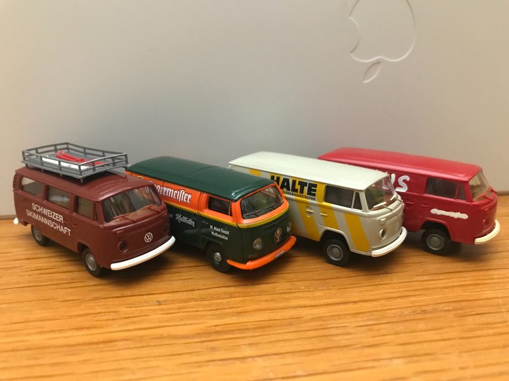 4x VW Bus 3x Brekina, 1x Schuco u.a. Schweizer Skimannschaft | Acheter ...