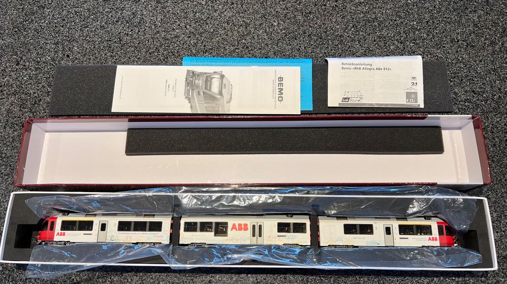 BEMO RhB ABe 8/12 3512 Allegra "ABB" | Kaufen auf Ricardo