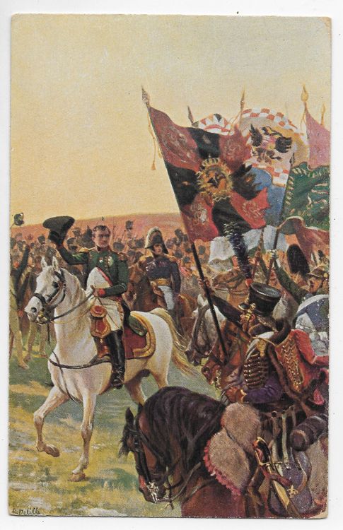 Nestle-Karte, Napoleon-die Fahnen grüssend. (Gebraucht) in Hefenhofen für CHF 5 – mit Lieferung ...