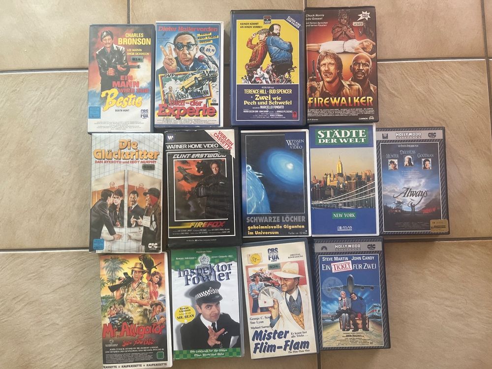 13 VHS en lot en allemand (Gebraucht) in Vernayaz für CHF 12 – mit Lieferung auf Ricardo kaufen