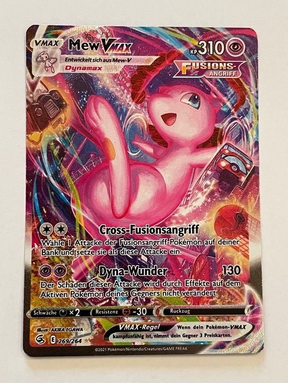 Pokémon Mew Vmax Fusions Strike 269/264 | Kaufen auf Ricardo