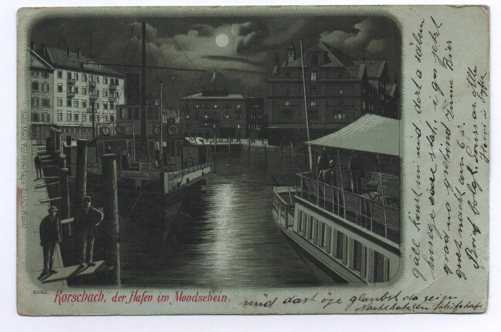 RORSCHACH der Hafen im Mondschein - Schiff (Gebraucht) in Jona für CHF ...