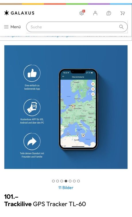 Trackilive GPS Tracker TL-60, Autotracker (Neu (gemäss Beschreibung)) in Winterthur für CHF 50 ...