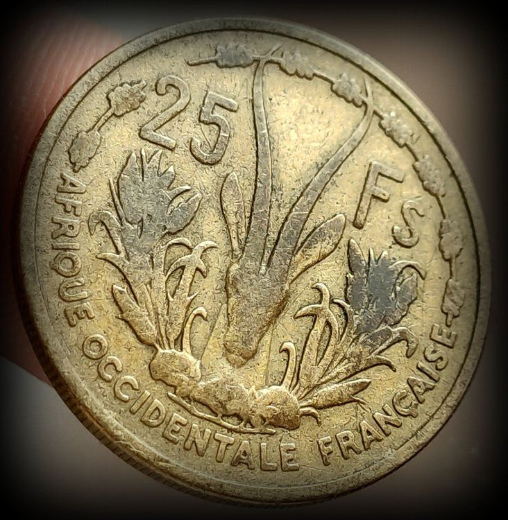 FRÄNZOSISCHE WEST AFRICA 25 FRANCS 1956 (Gebraucht) in winterthur für CHF 3 – mit Lieferung auf ...