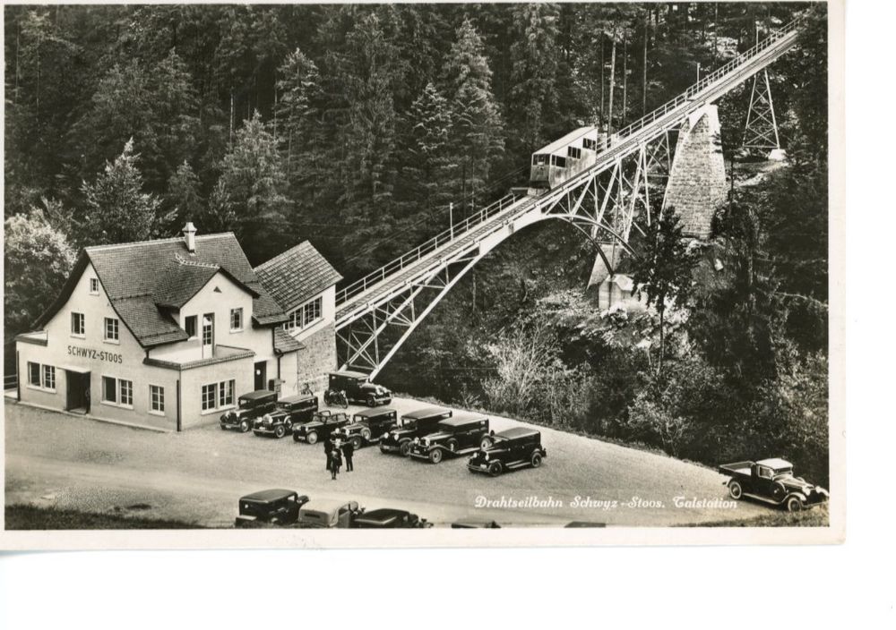 Muotathal Stoos Drahtseilbahn Talstation Oldtimer 1939 | Kaufen auf Ricardo