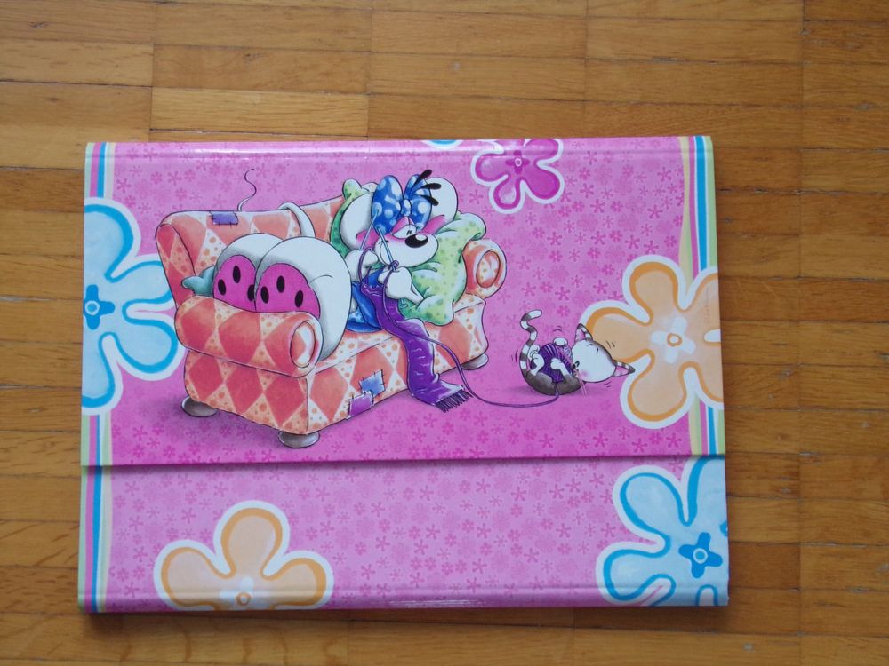 Diddl Mappe gross mit Fächern Diddlina am Stricken (Gebraucht) in ...