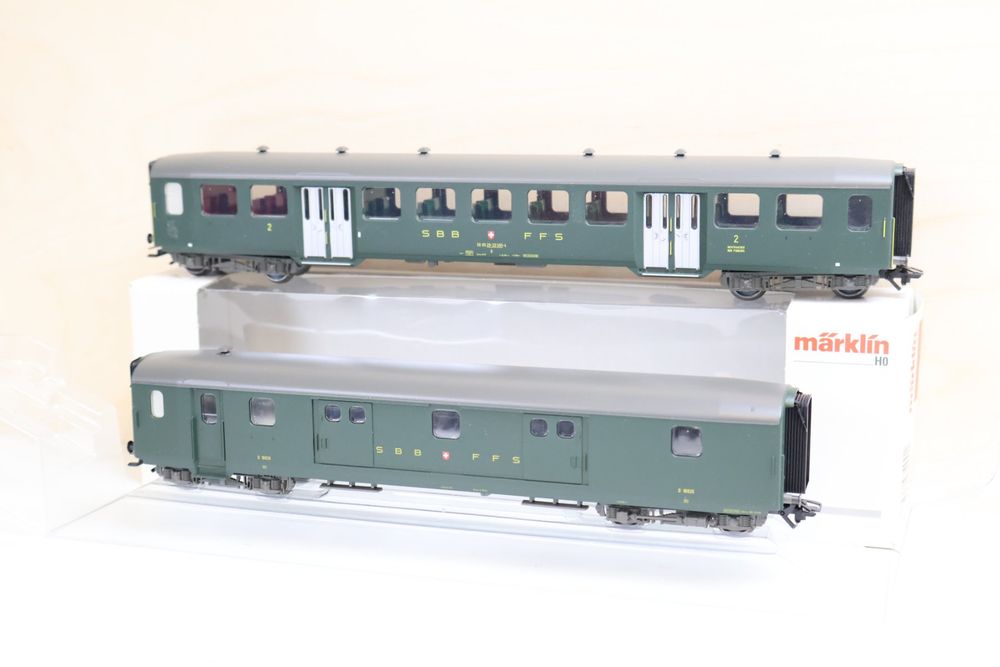 Märklin SBB Leichtstahl-Personenwagen Set 43400 - NP: 190.- | Kaufen ...