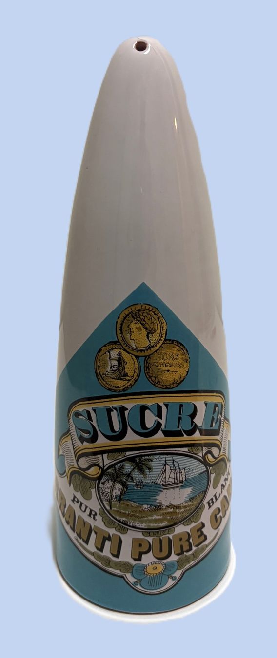 Zucker Streuer Saupoudreuse à sucre - Keramik weiss - Deko (Gebraucht ...