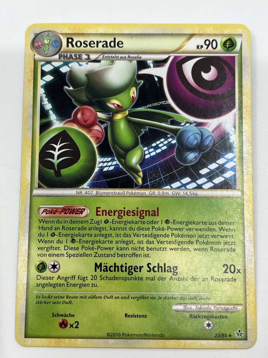 Rosarade Pokemon Karte, MP 23/95 non Holo 🇩🇪 ab 1 (Gebraucht) in ...