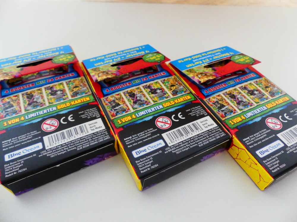 Ninjago Trading Card Game Booster - 3 Boxen Set - Neu (Neu und ...