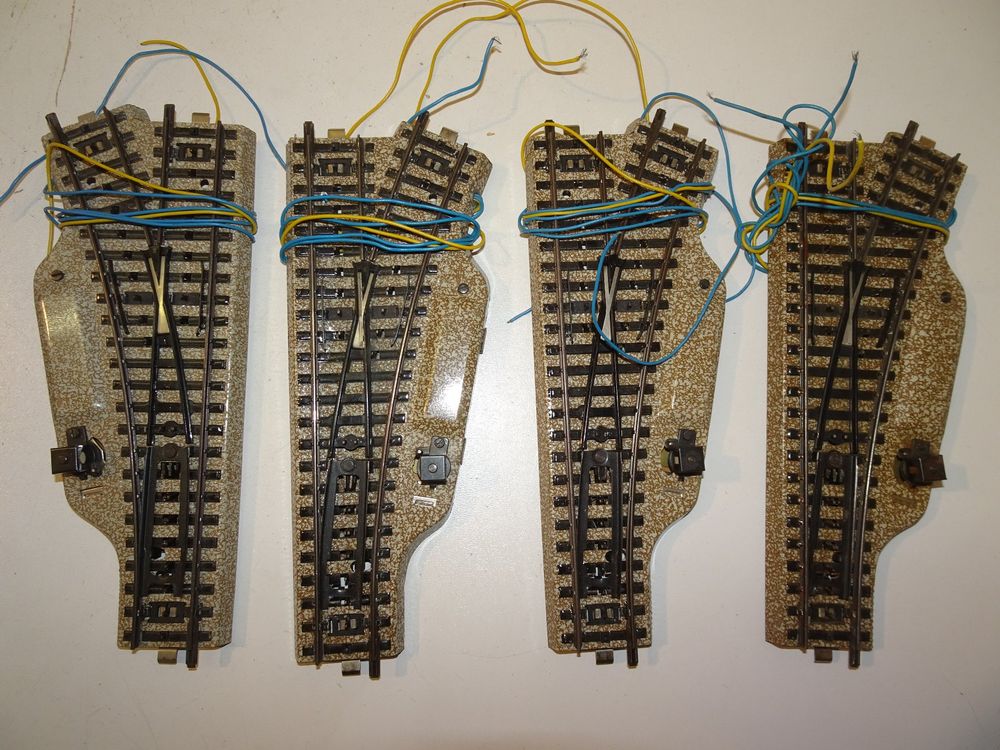 4 Märklin M-Gleis Schienen Weichen HO 5204 Set 4 (Gebraucht) in ...