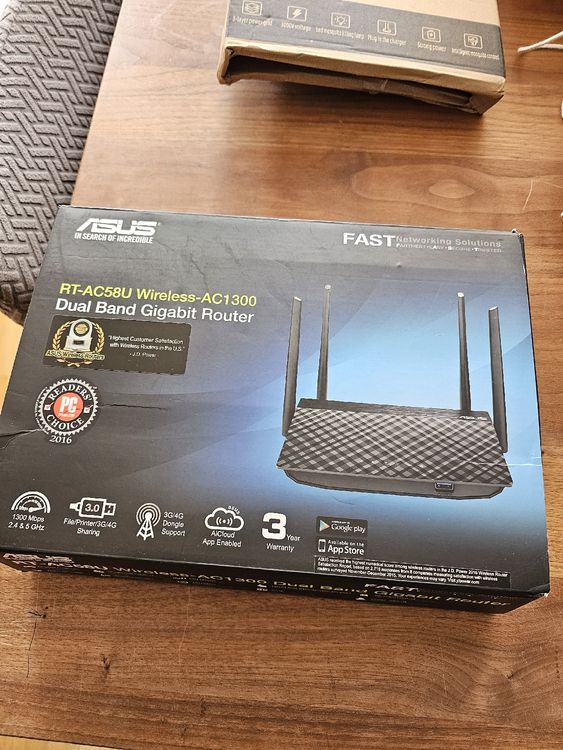 Asus RT-AC58U Wireless AC1300 dual band gigabit router | Kaufen auf Ricardo