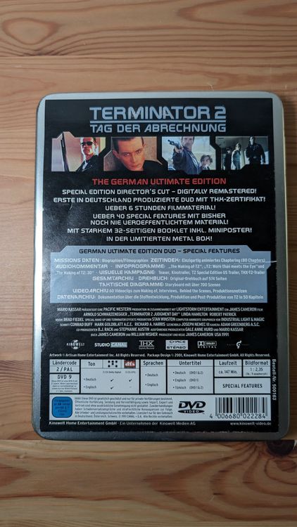 Terminator 2 - Tag der Abrechnung - German Ultimate Edition (Gebraucht ...