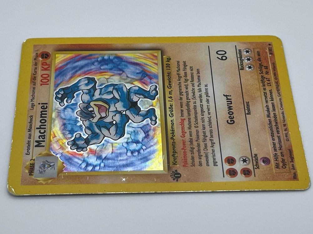 Machomei 8/102 Holo Rare Pokémon Base Set 1.Edition | Kaufen auf Ricardo