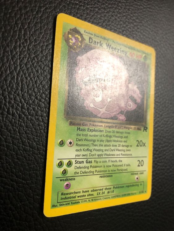 Team Rocket Dark Weezing rare 31/82 Ab 1 (Gebraucht) in Paradiso für ...