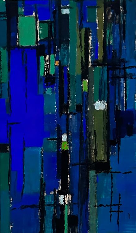 50er Jahre Abstrakte Mischtechnik Unl Sig (Gebraucht) in Hochdorf für CHF 5 – mit Lieferung auf ...