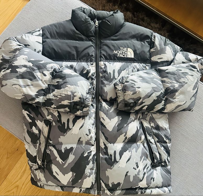 The North Face Daunenjacke, Camouflage, XL Jugend Top! (Gebraucht) in ...