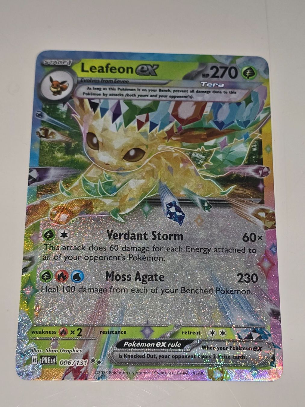 🇬🇧 Pokemom Prismatic Evolutions》Leafeon ex | Kaufen auf Ricardo