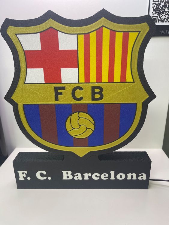 Fc Barcelona Logo mit LEDs (Neu (gemäss Beschreibung)) in Luzern für ...