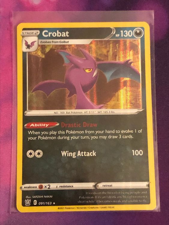 Battle Style Crobat 091/163 EN Holo | Kaufen auf Ricardo
